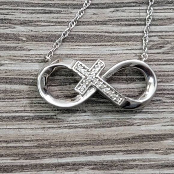 Kay Jewelers | Jewelry | Diamond Cross Infinity Necklace | Poshmark